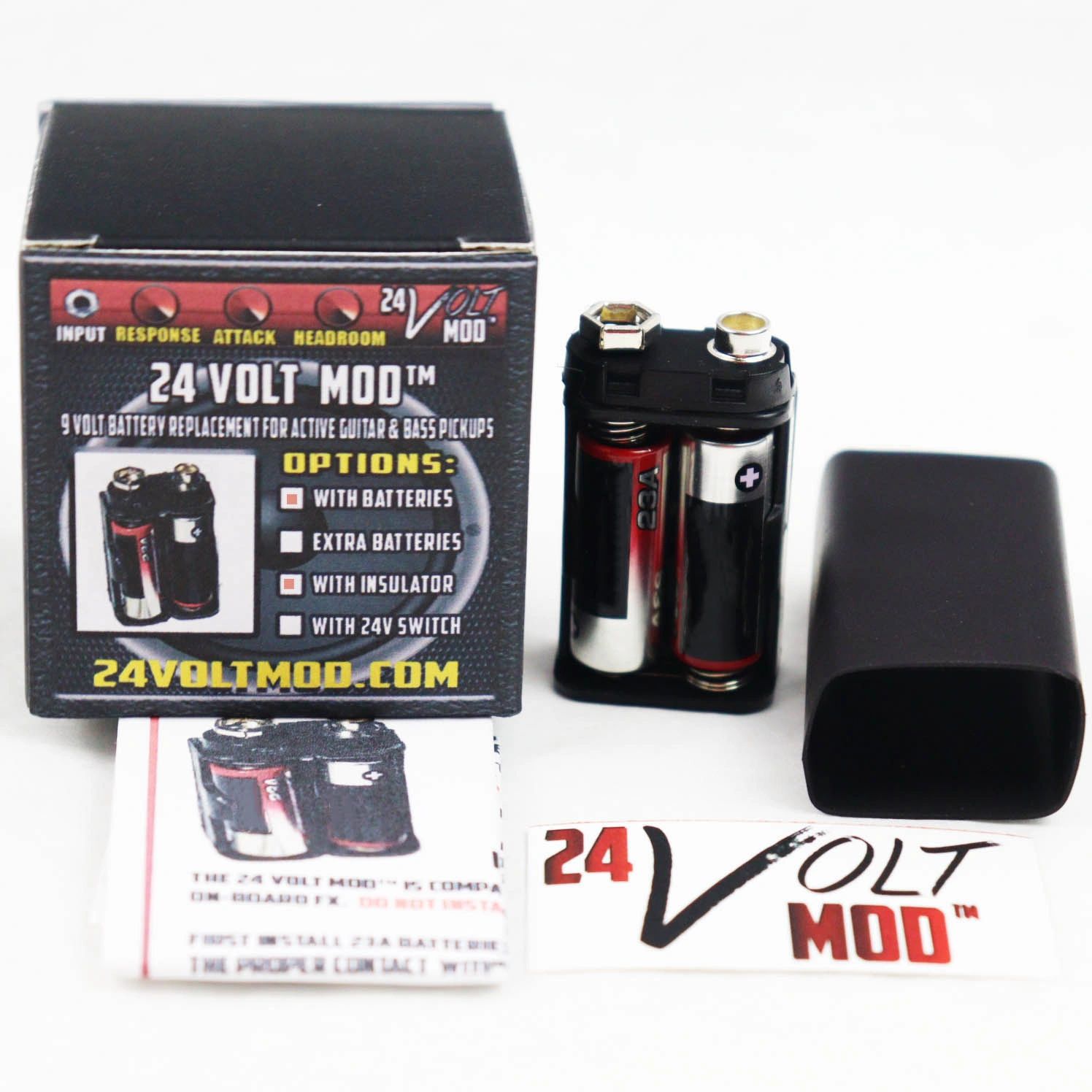 24 Volt Mod - Active Guitar Bass Pickup Battery Pack
